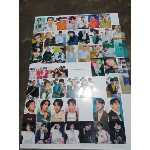Jual PHOTOCARD TRANSPARENT BTS FROM KOREA | Shopee Indonesia