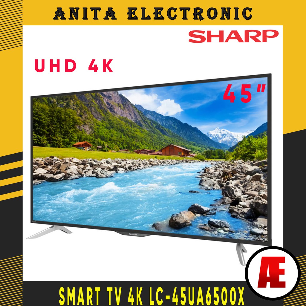 Jual TV SHARP ULTRA HD SMART TV 4K LC-45UA6500X | Shopee Indonesia