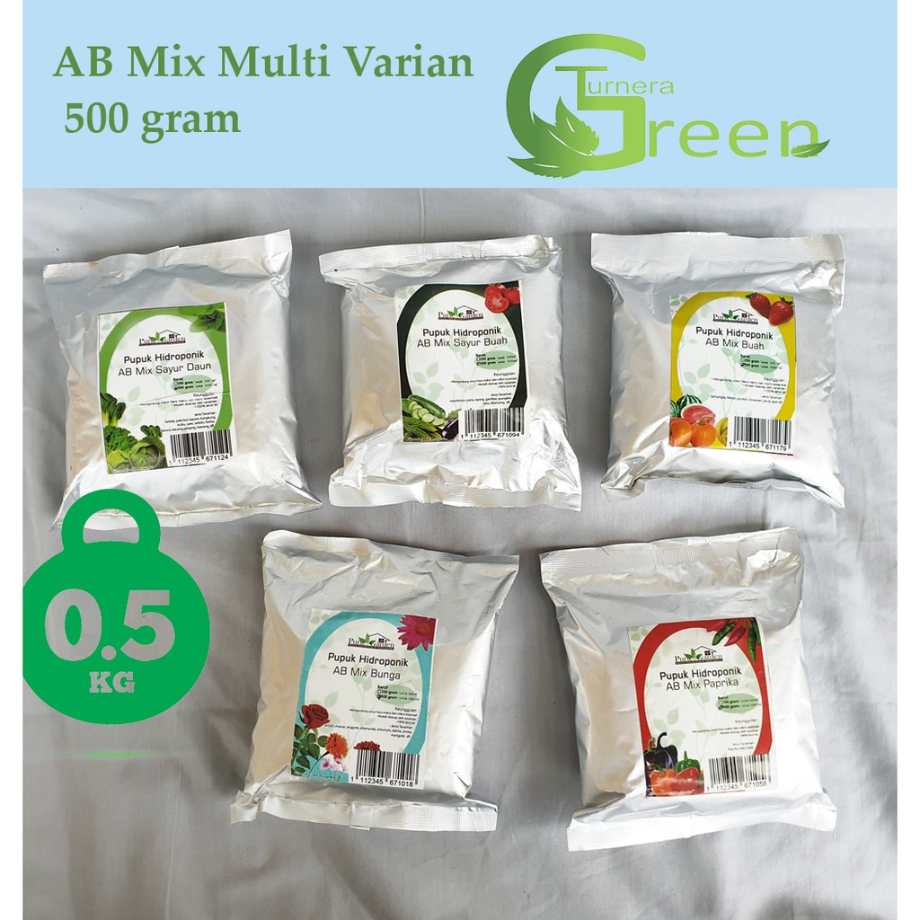 Jual Pupuk AB Mix Sayur dan AB Mix Sayur Buah 500 gram (untuk 200 liter ...
