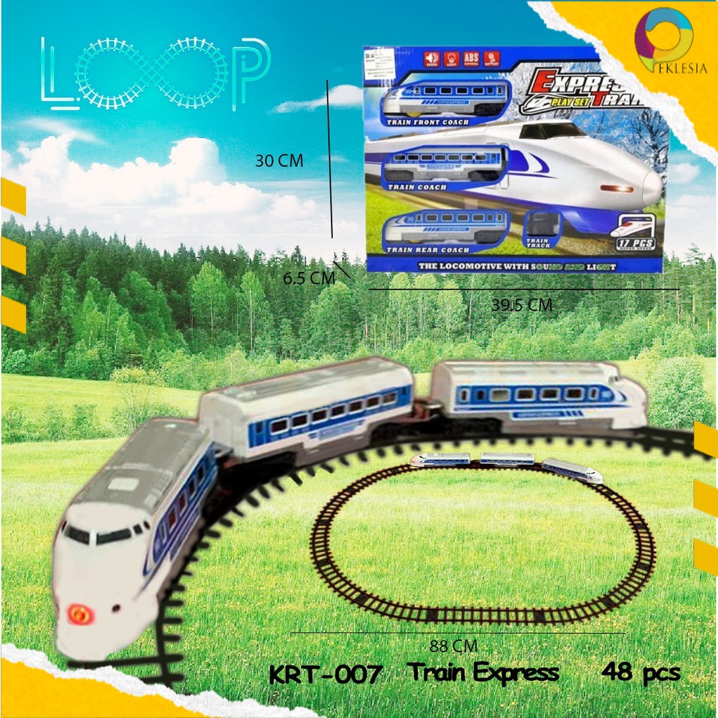Jual KRT007 Maianan Anak Kereta Api Express LRT MRT LOOP | Shopee Indonesia