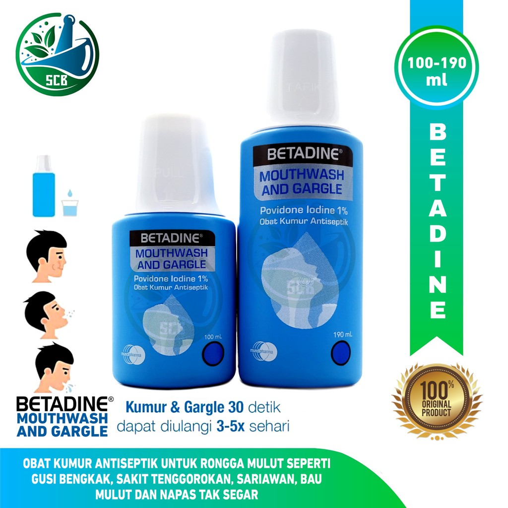 Jual Betadine Mouthwash And Gargle Varian - Obat Kumur Antiseptik (Betadine Kumur) | Shopee ...