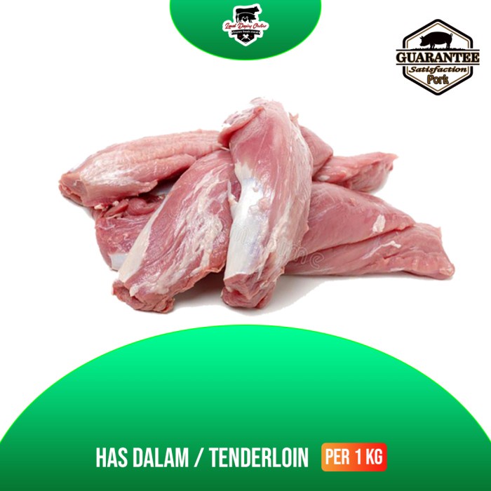 Jual Daging Babi Has Dalam / Tenderloin FRESH (per 1kg) | Shopee Indonesia