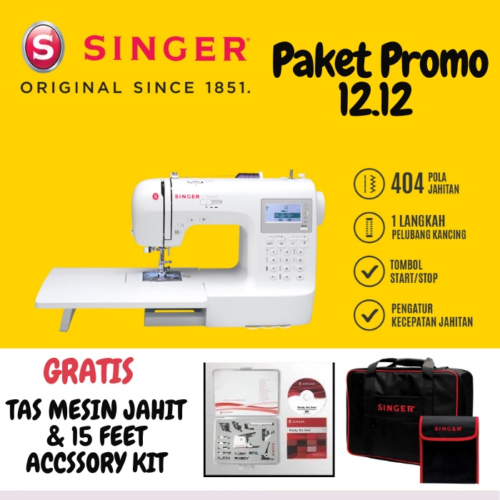 Jual Mesin Jahit SINGER Stylist Electronic 9100 | Shopee Indonesia
