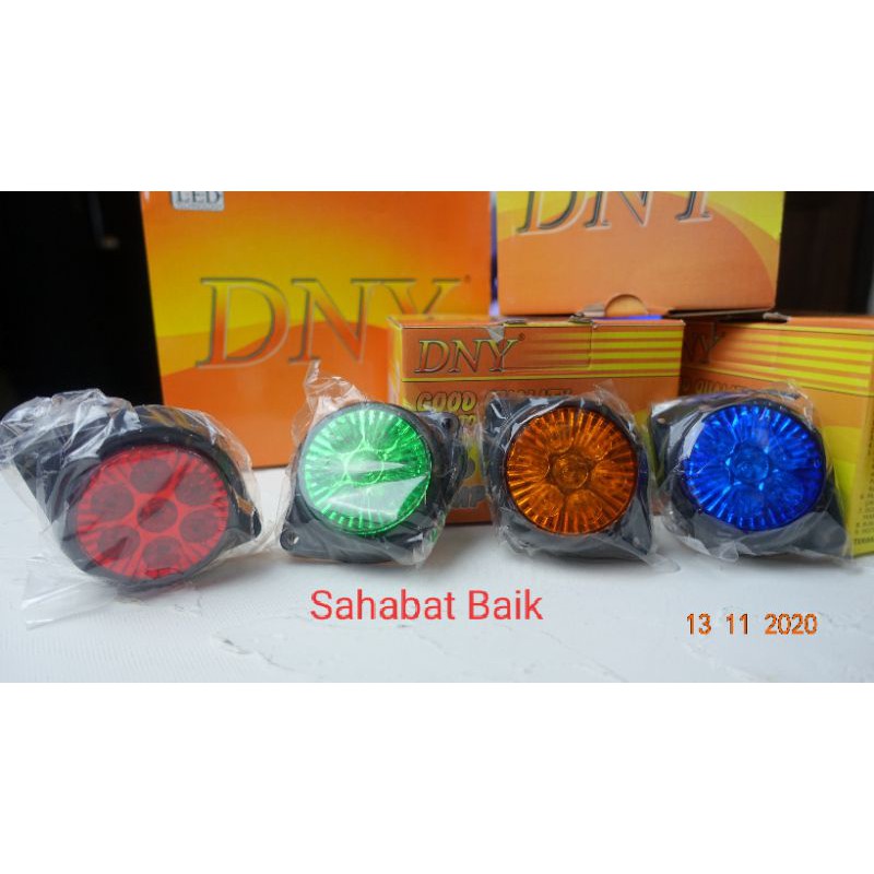 Jual LAMPU LED SAMPING BAK TRUK MOBIL BOX KONTAINER DNY 90 UNIVERSAL 24V | Shopee Indonesia