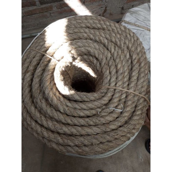Jual TALI SISAL 24mm,TAMBANG GONI, TALI ROPE, TALI MANILA 24MM | Shopee ...