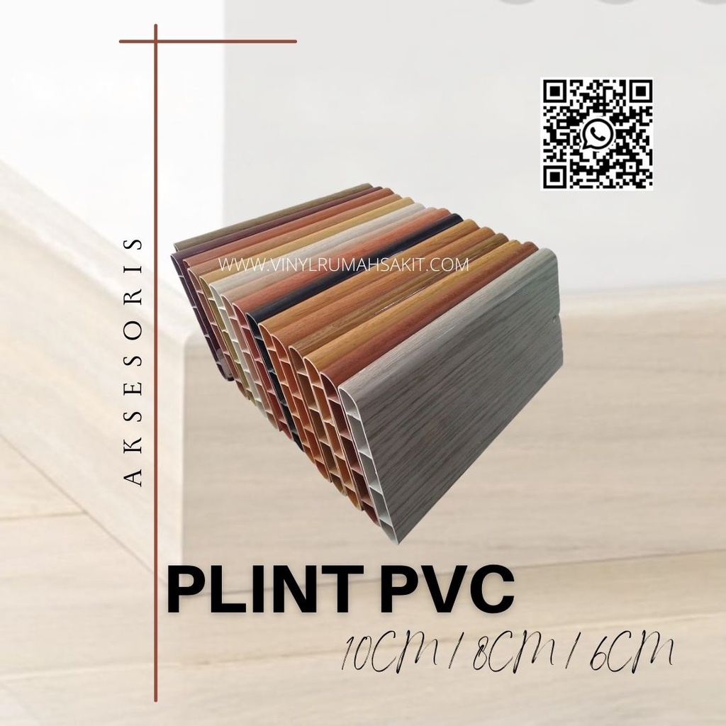 Jual Plint PVC|List Lantai PVC|Skirting Lantai - 6cm,8cm,10cm | Shopee Indonesia