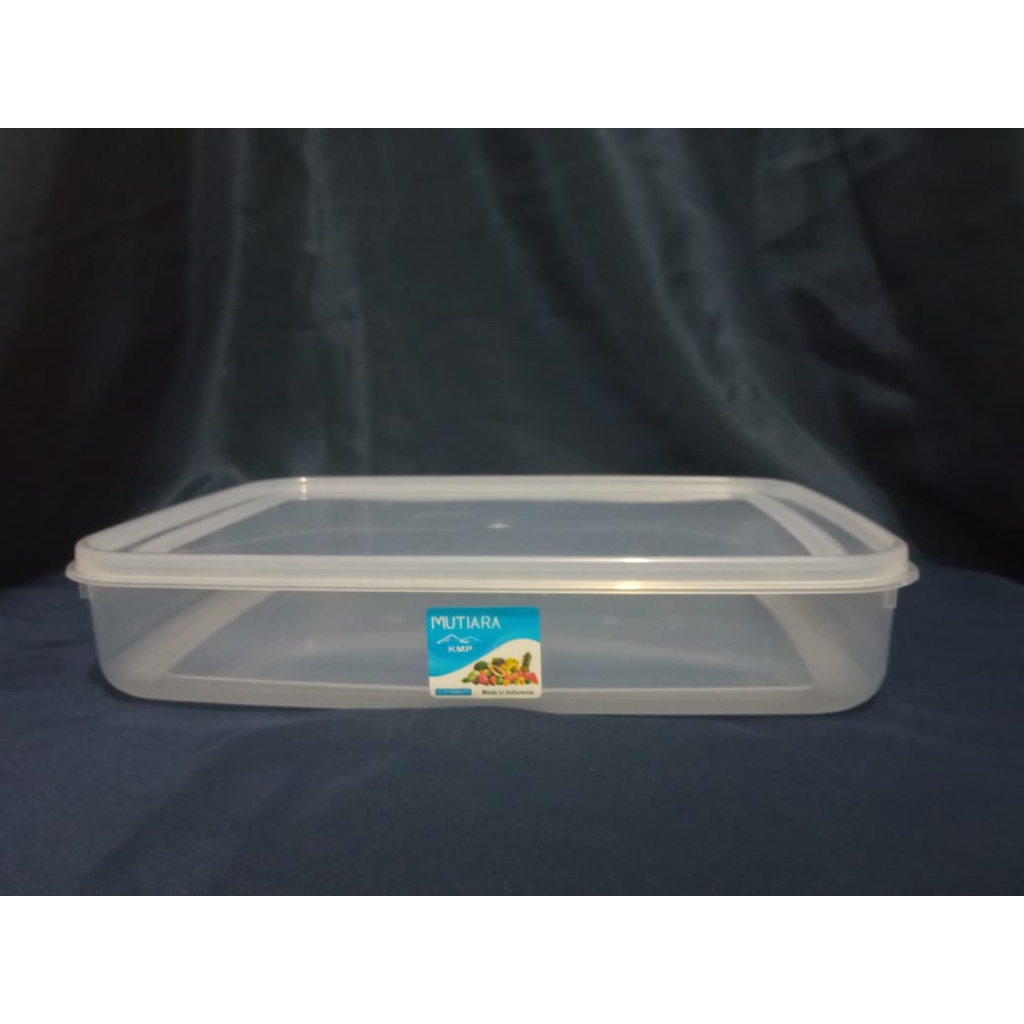 Jual Mutiarapack 2000 ml / 2 liter (26.5x19.5 h:5) Kotak Plastik bening ...