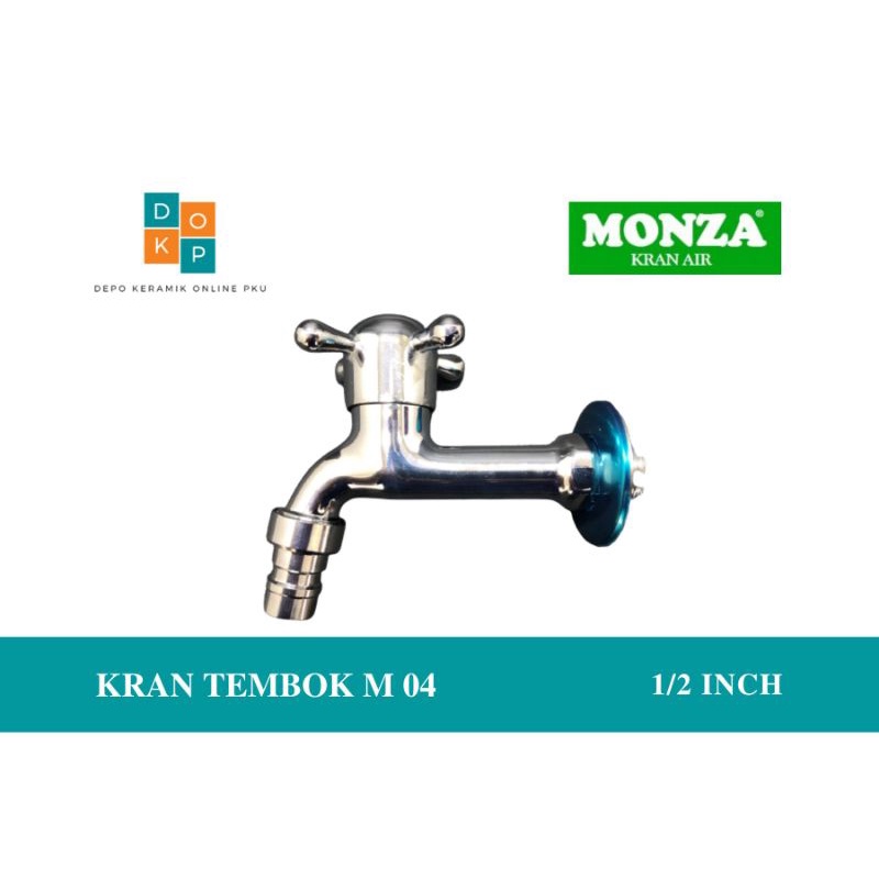 Jual Kran Tembok Chrome Putar Anti Karat Kran Air Kuningan M 04 ...