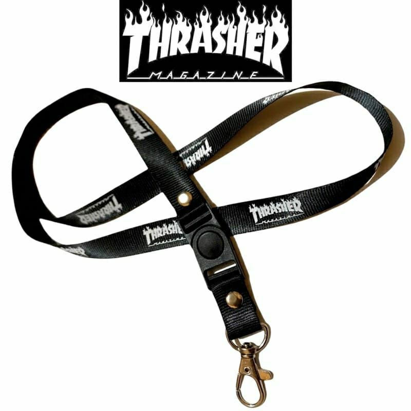 Jual lanyard Thrasher / tali lanyard band gantungan leher name tag id ...