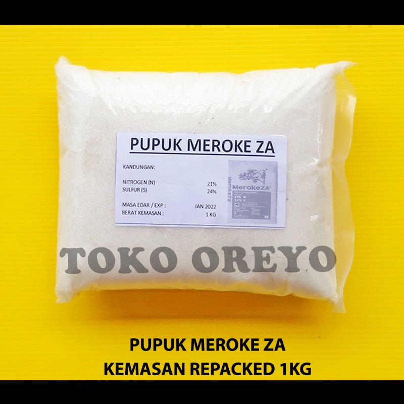 Jual PUPUK MEROKE ZA 1 KG KEMASAN REPACK AMONIUM SULFAT | Shopee Indonesia
