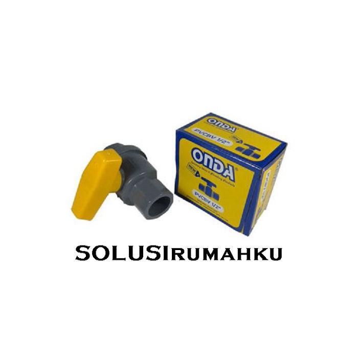 Jual ONDA Ball Valve PVC 2" Stop Kran Gagang PVC 2 Inch Stop Keran PVC ...