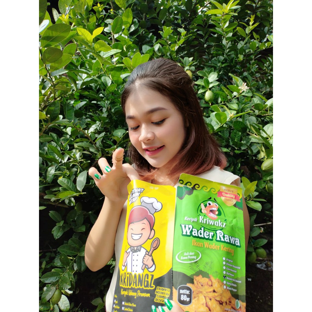 Jual Kripik Wader 80 gr Makanan Ringan Kripik pedas Makanan Kripik ikan ...