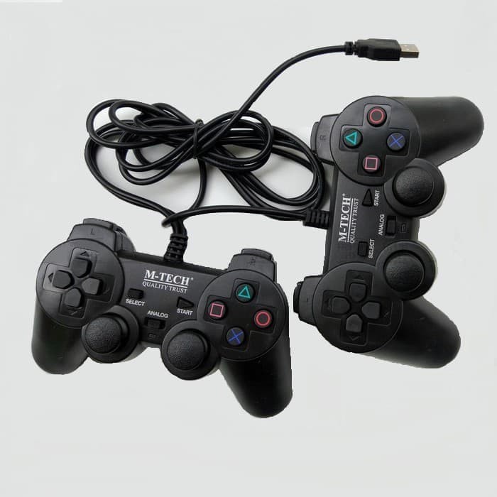 Jual Joystick Gamepad Dual Controller USB PC Joystick-Gamepad Double ...