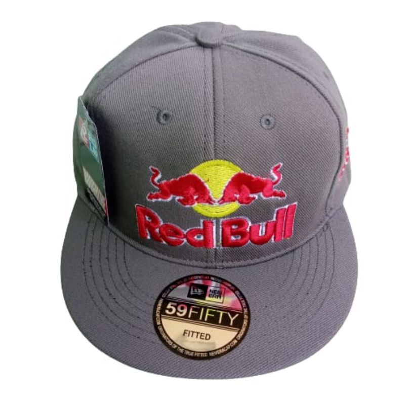 Jual topi Snapback redbull abu red bull abu-abu | Shopee Indonesia