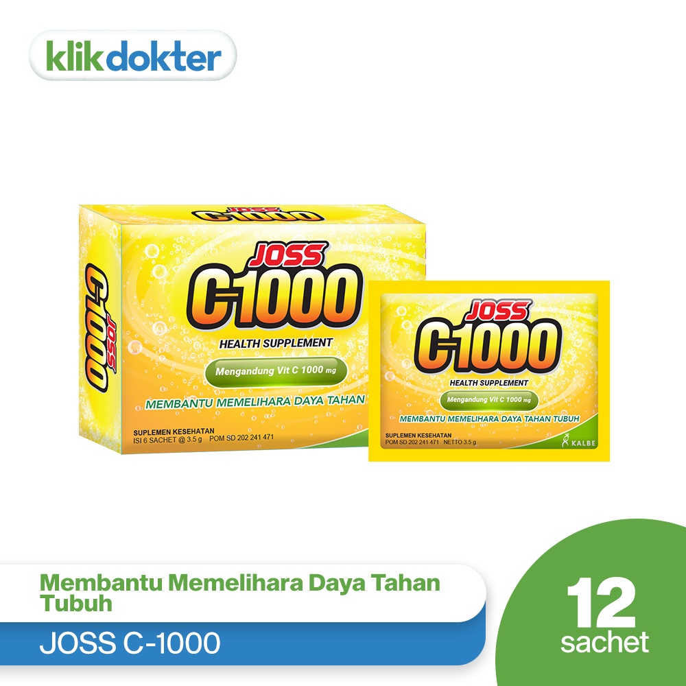 Jual JOSS C 1000 pack isi 12 sachet | Shopee Indonesia