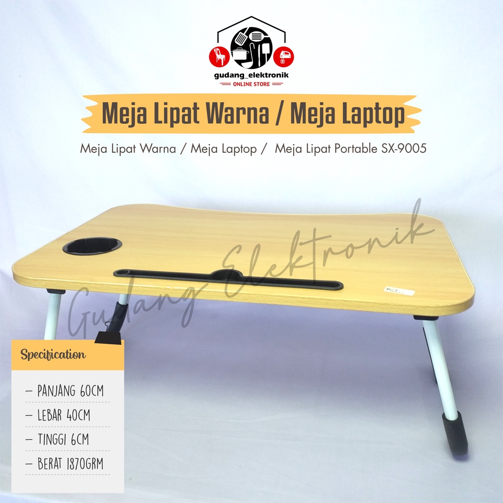 Jual Meja Lipat Besar 60 x 40 cm Meja Lipat Laptop Besar Meja Laptop ...