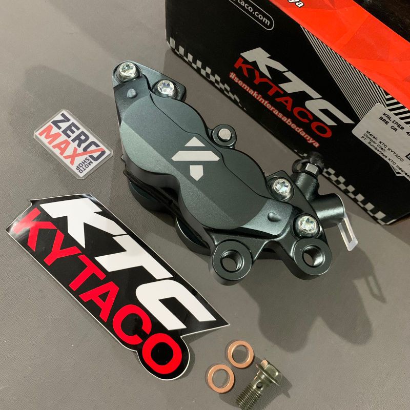 Jual Kaliper KTC Kytaco 4 Piston 4P BRE Abu Abu Grey | Shopee Indonesia