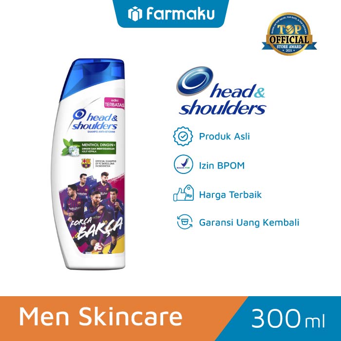 Jual Head & Shoulders Shampoo Cool Menthol FCB 300 Ml | Shopee Indonesia