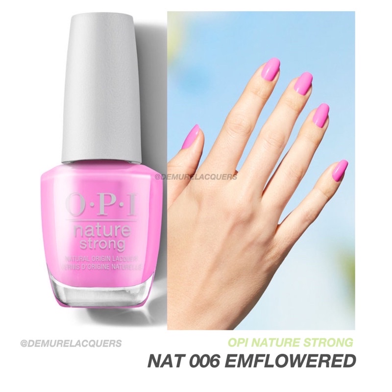 Jual OPI NATURE STRONG / EMFLOWERED - NAT 006 ( VEGAN NAIL POLISH ...