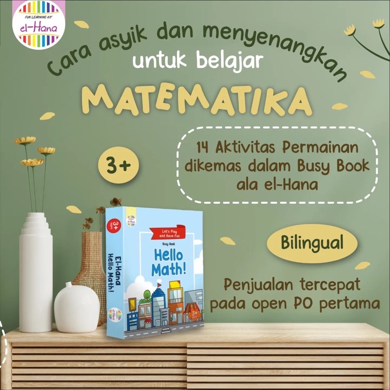 Jual Busy Book Hello Math | Mainan Edukasi Anak | Belajar Matematika TK ...