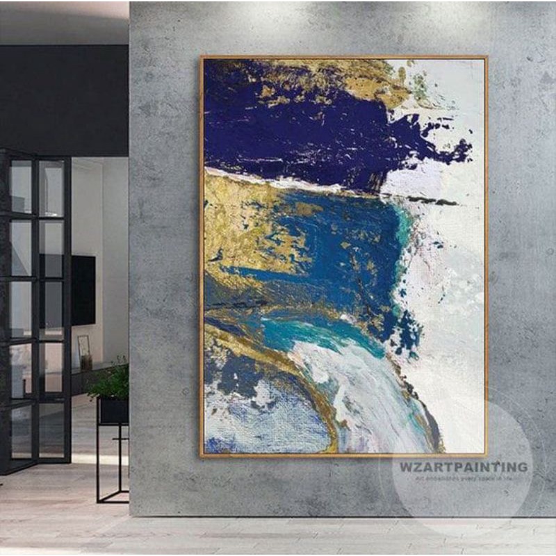 Jual lukisan abstrak modern,lukisan original handmade,lukisan dekorasi ...