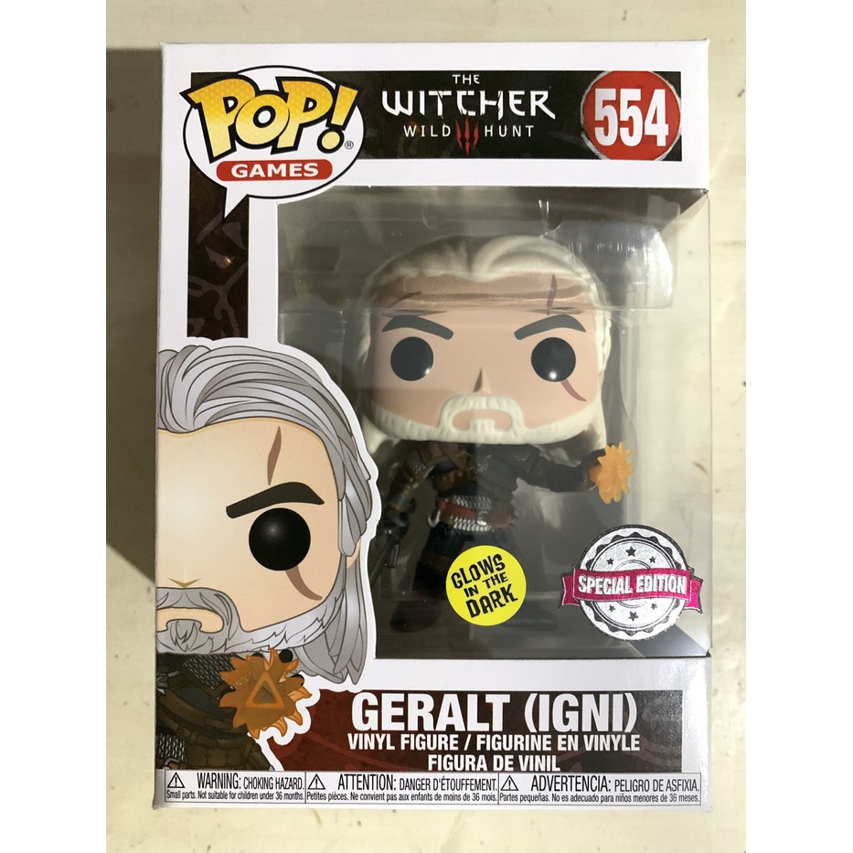 Jual Funko POP! Animation: The Witcher 3 Wild Hunt - Geralt Igni (Glow ...