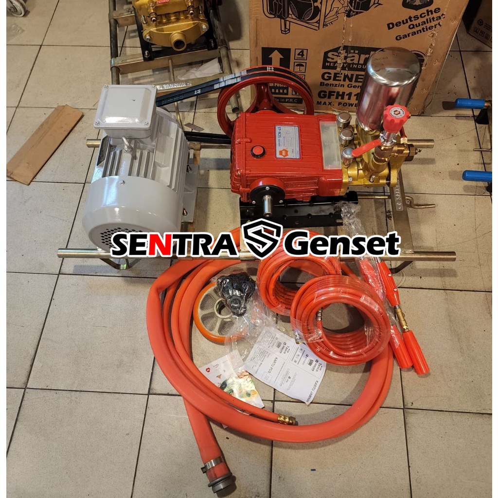 Jual Sanchin 45 + Dinamo Elektromotor 7.5 HP FAW-VW 100% Tembaga ...