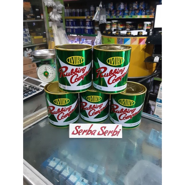 Jual [1KG RABIN]Rabin rubbing compound kaleng 1kg | Shopee Indonesia