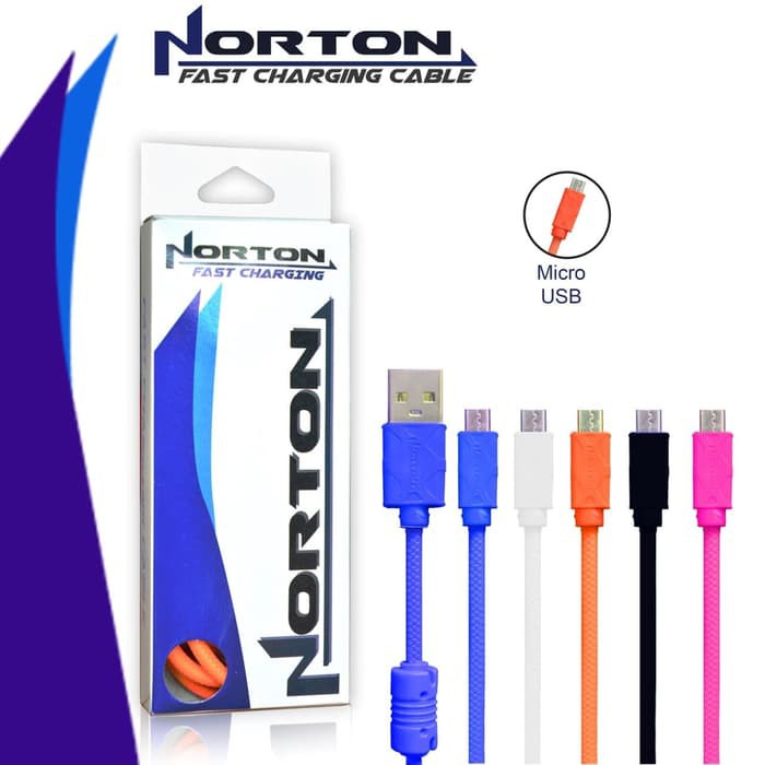 Jual Norton Fast Charging Micro USB Woven Cable | Shopee Indonesia