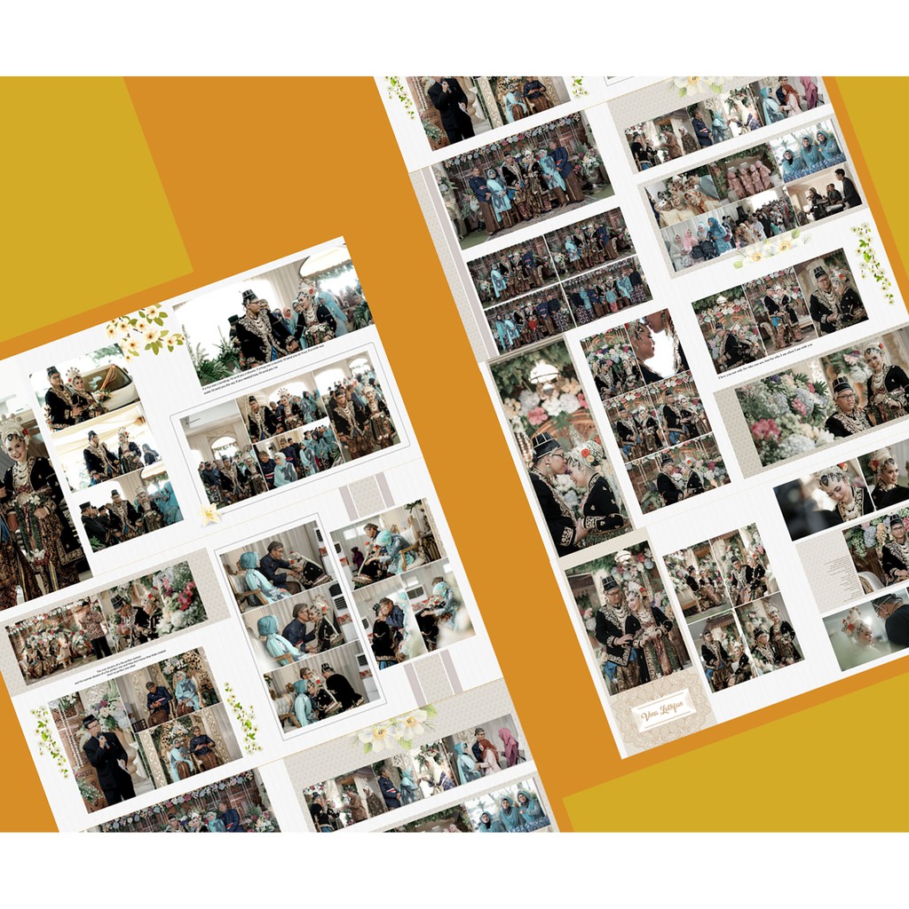 Jual PSD template Wedding Magazine / Kolase / album photo uk. 30x30 ...