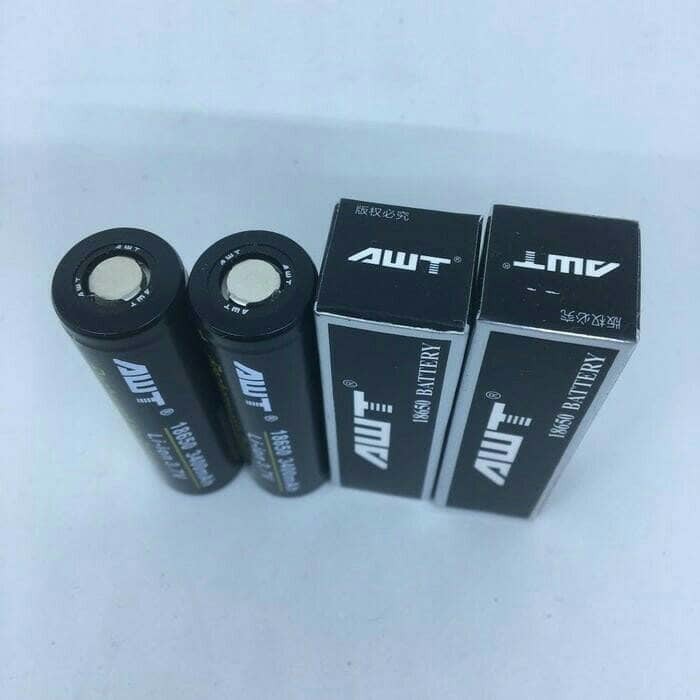 Jual Jual Batre Awt Hitam 3400 Mah / Batre Vape Vapor Rokok Elektrik ...