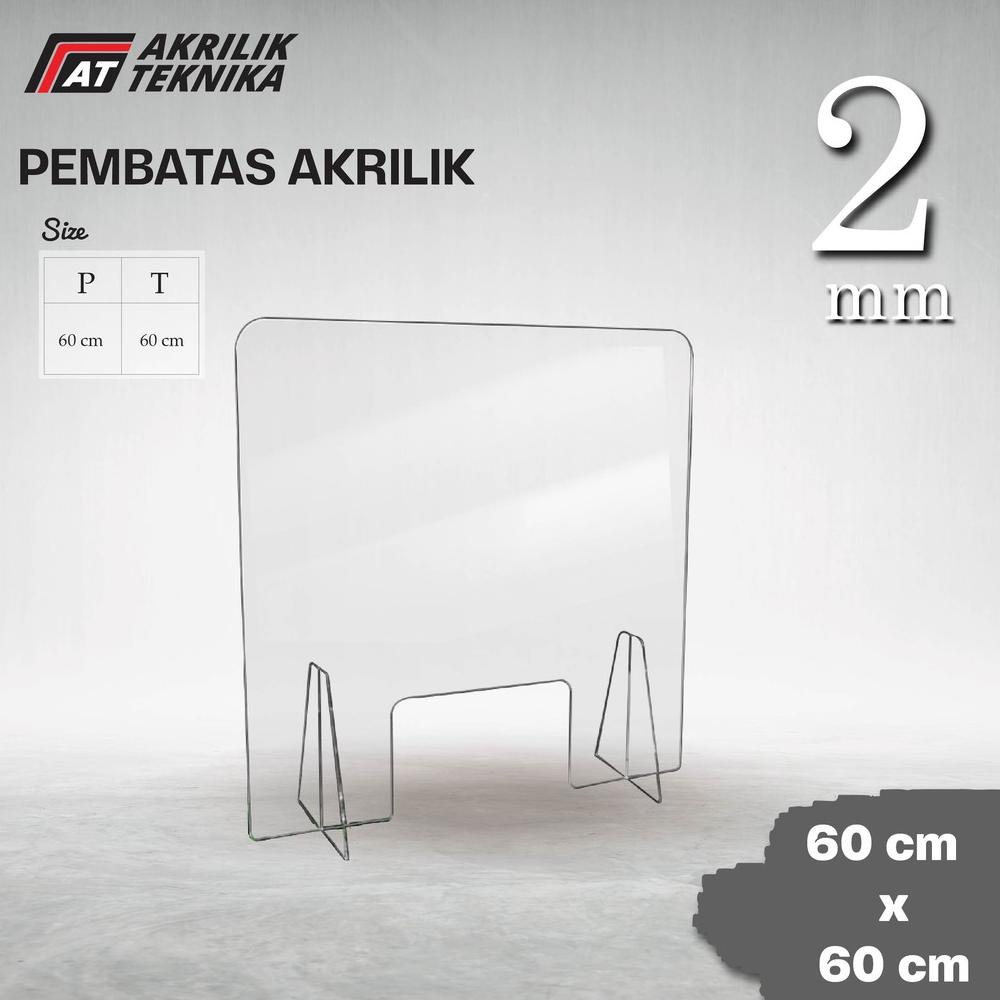 Jual Partisi / Sekat / Pembatas Meja Akrilik Table Divider Kasir ...