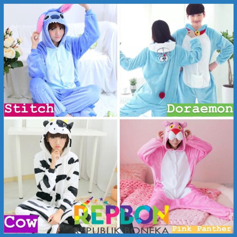 Jual BAJU HEWAN SAPI DEWASA FROZEN KARTUN UFS BAJU SETELAN STITCH ...