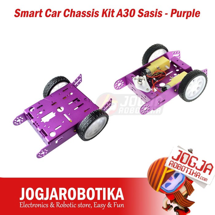 Jual Sasis Kit Mobil 2WD 2 WD Alumunium Arduino Smart Car Chassis Kit ...