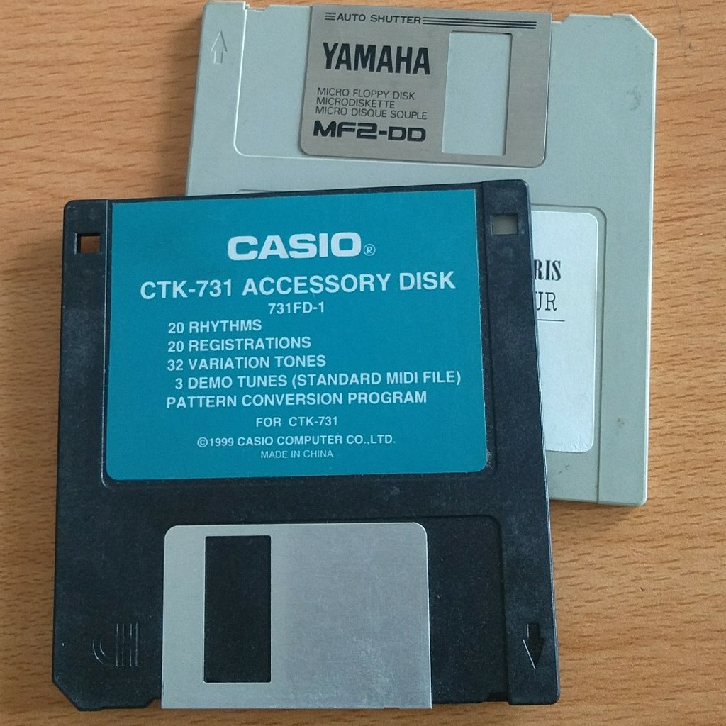 Jual FLOPPY DISK Original Casio isi style keyboard | Shopee Indonesia