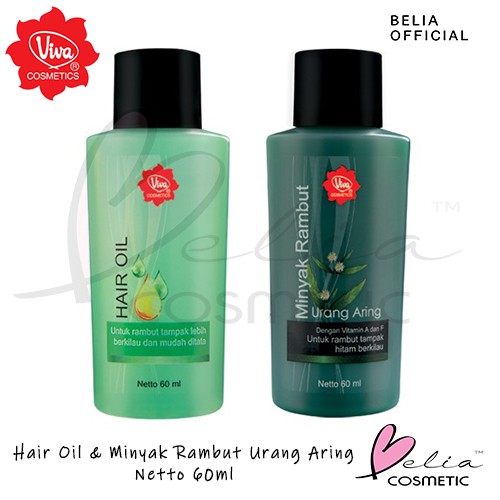 Jual BELIA Viva Minyak Rambut Hair Oil Hijau / Urang Aring 60ml BPOM ...