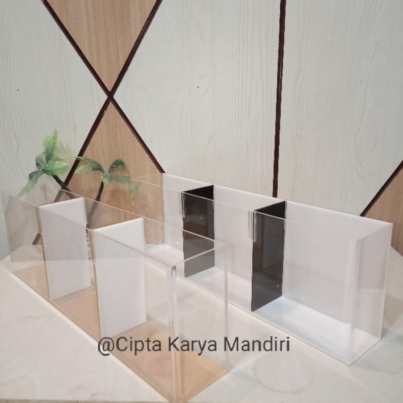 Jual Promo Soliter Akrilik Cupang 3 Kamar 30 x 6 x 12 cm Akuarium ...