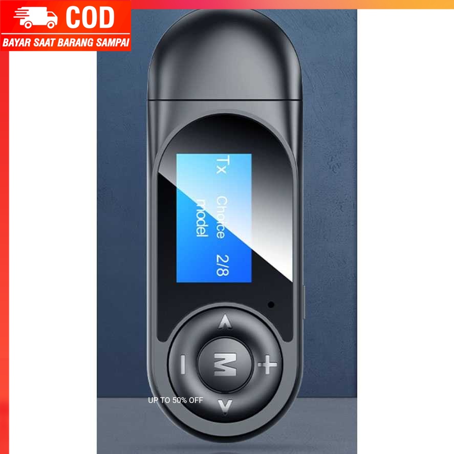 Jual (100% BARANG ORI) VAORLO USB Audio Bluetooth 5.0 Receiver Transmitter LCD - BT12 | Shopee ...