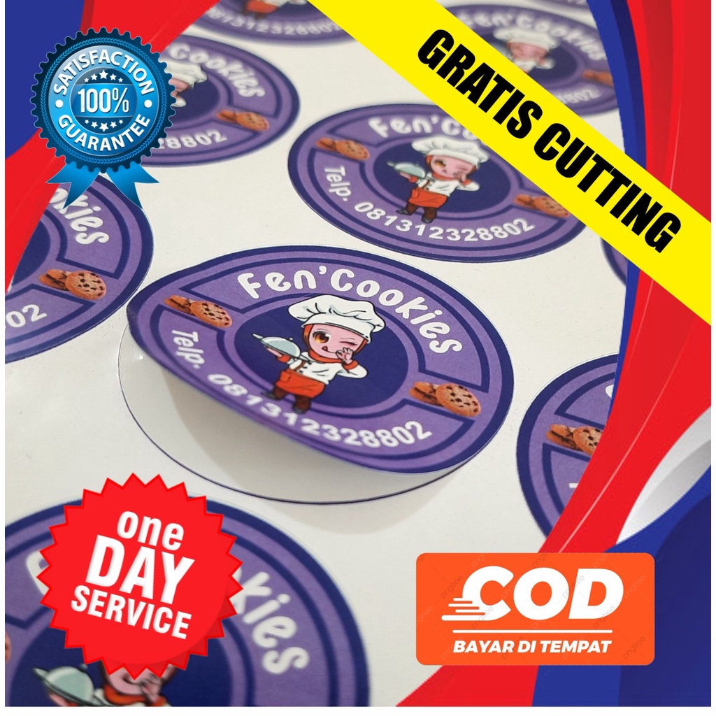 Jual PROSES CEPAT - CETAK STIKER LABEL CETAK STICKER LABEL | Shopee ...