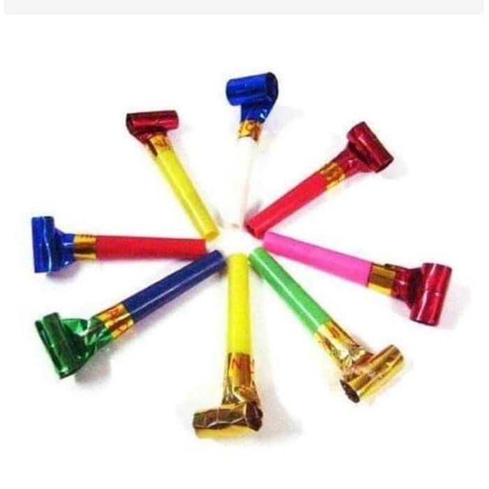 Jual Terompet Ulang Tahun Mini PAKET ISI 10 Terompet Tiup Lidah Pesta ...
