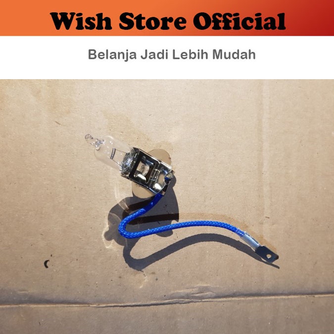 Jual Dop Bulb Bohlam Lampu Mobil Fog Lamp Kabut Foglamp Halogen H3 12V ...