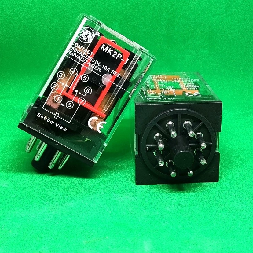 Jual RELAY RILAY MK2 MK2P MK2I 8 pin kaki coil 220 v vac 220v | Shopee Indonesia