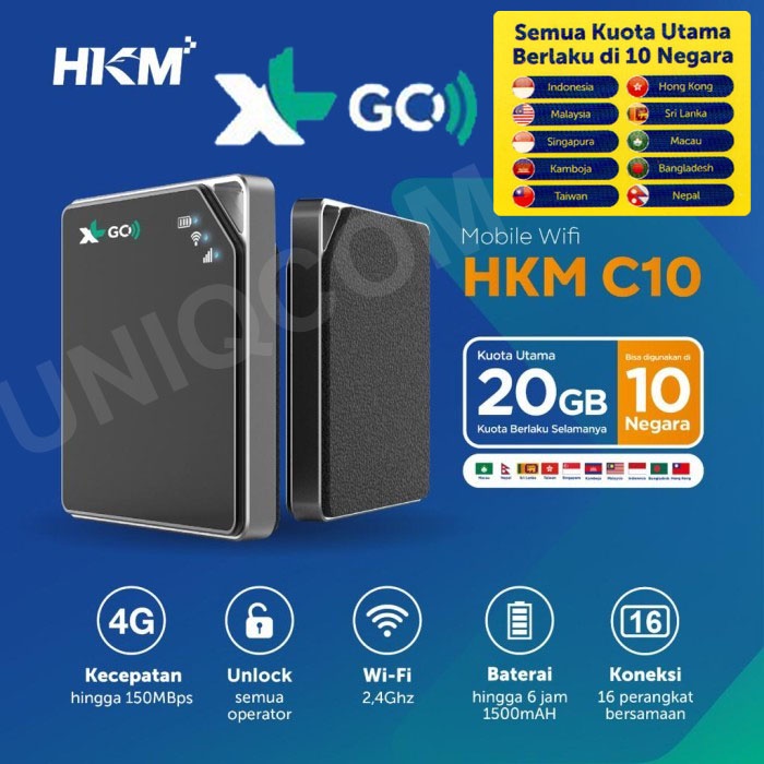 Jual Modem Wifi 4G XL Go HKM M21 M22 Free XL GO IZI 25GB Unlocked Resmi | Shopee Indonesia