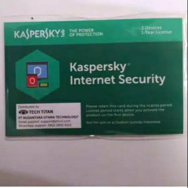 Jual Kaspersky Internet Security 3user KIS3 3device 100% ORIGINAL ...