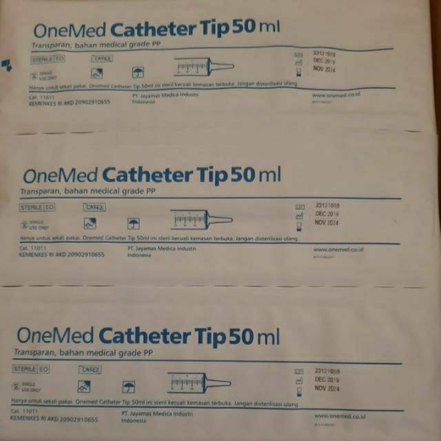 Jual Spuit Sonde 50cc Catheter Tip Onemed , Syringe 50cc Sonde | Shopee ...
