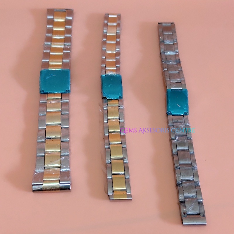 Jual tali strap rantai jam tangan arloji model rolex bahan stainless ...