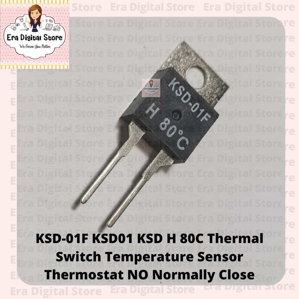 Jual KSD01 KSD H 80C KSD-01F Thermal Switch Temperature Sensor ...