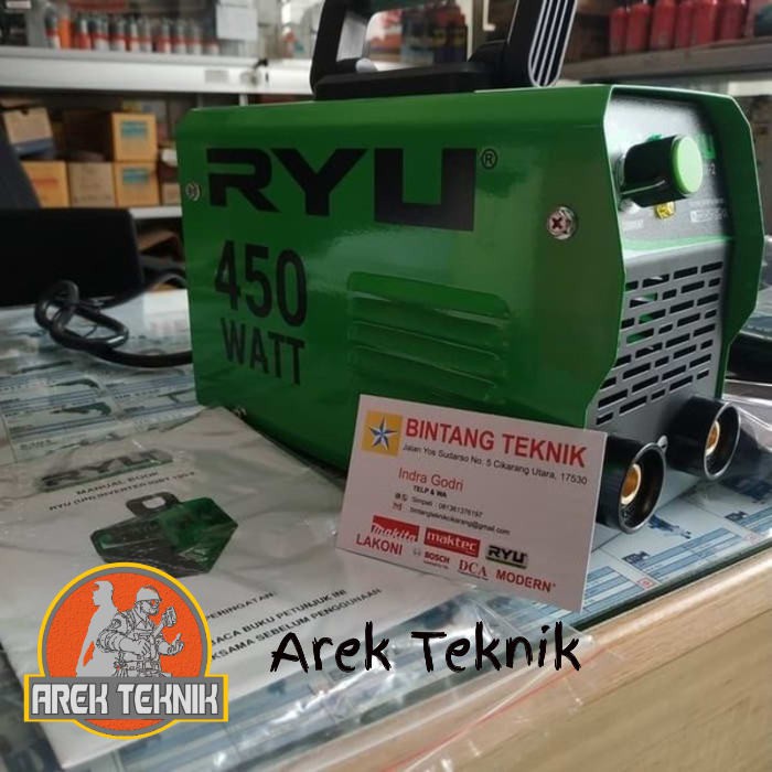 Jual MESIN LAS MSL241 RYU 450W TRAFO 450 W TRAVO WELDING INVERTER 120 A ...