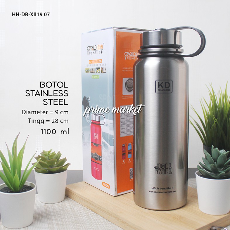 Jual Termos AIr Panas / Botol Minum Stainless Steel HIGH QUALITY 1 ...