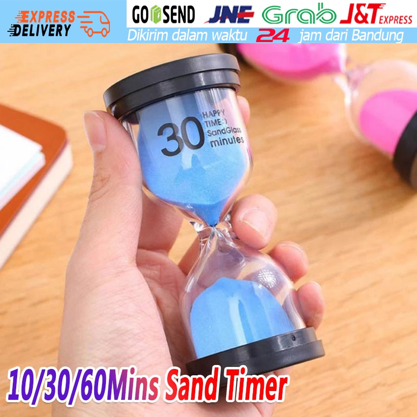 Jual Multicolor Jam Pasir Hour Glass Sand Clock 10 / 30 / 60 Menit ...